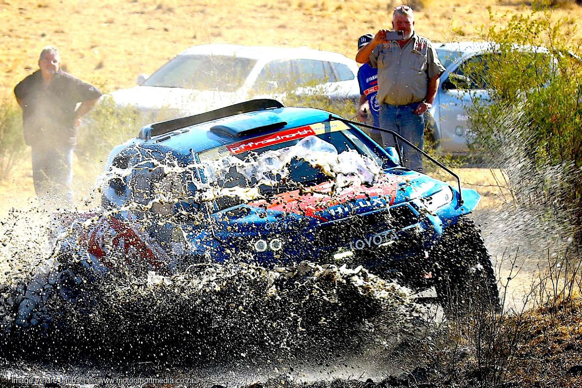 motorsportmedia.co.za | Second overall and a day 2 win for Hennie & Juan