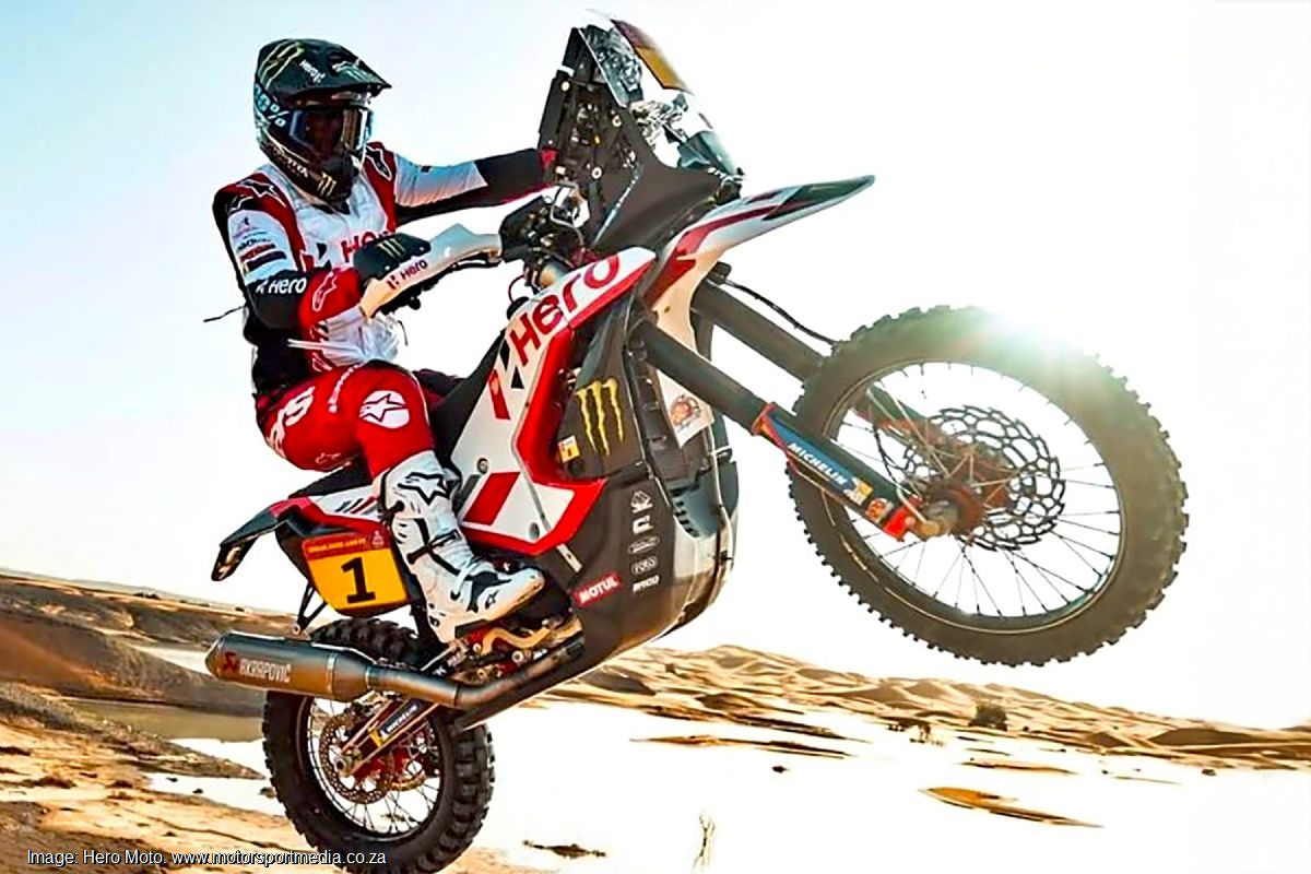 motorsportmedia.co.za | KTM & Hero riders on top as 134 bikes start 2025 epic