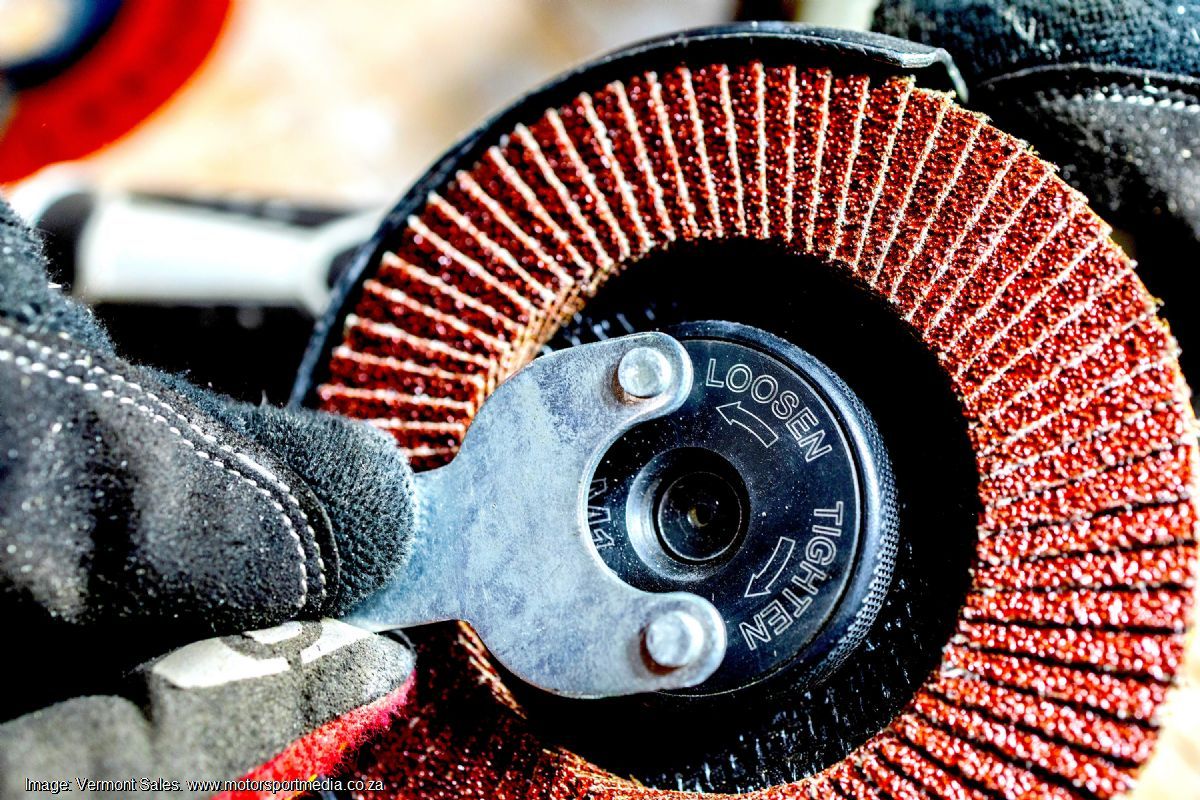 motorsportmedia.co.za | Tool-free Tork Craft angle grinder lock nuts ...